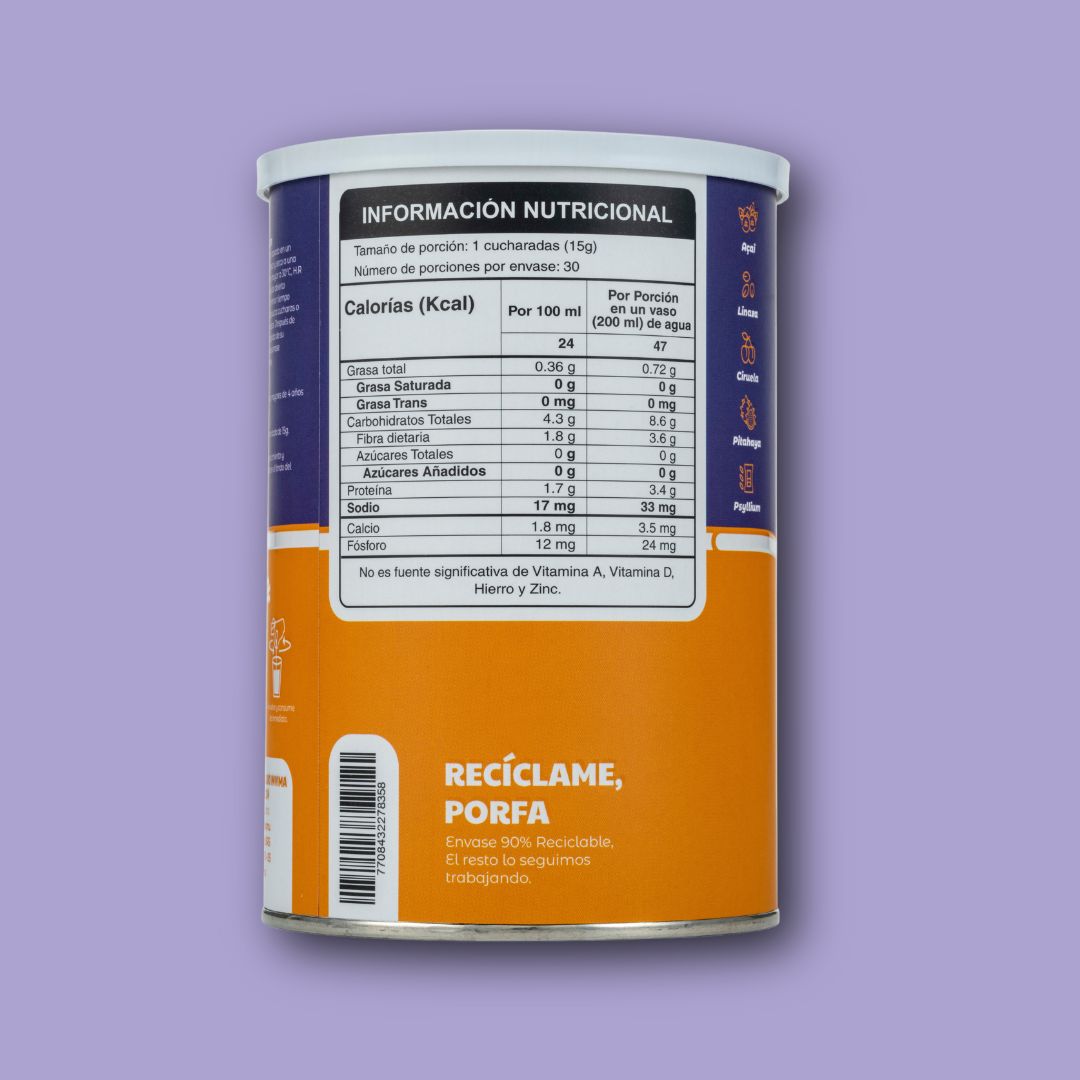 FIBRA CON PREBIÓTICO FOS – Mumu